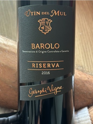 Grandi Vigne Ütin del Mul Barolo Riserva | Vivino US