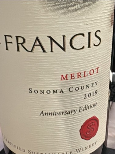 St. Francis Anniversary Edition Merlot | Vivino English