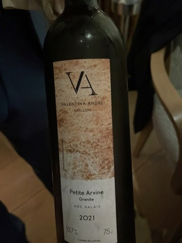 Valentina Andrei Granite Petite Arvine | Vivino