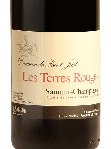 Domaine de Saint Just Les Terres Rouges Saumur-Champigny | Vivino English