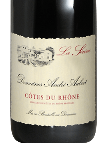 2018 Domaines André Aubert La Sérine Côtes du Rhône | Vivino US