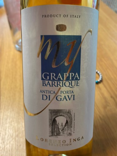 N.V. Lorenzo Inga Selection My Grappa Antica Porta di Gavi Barrique ...