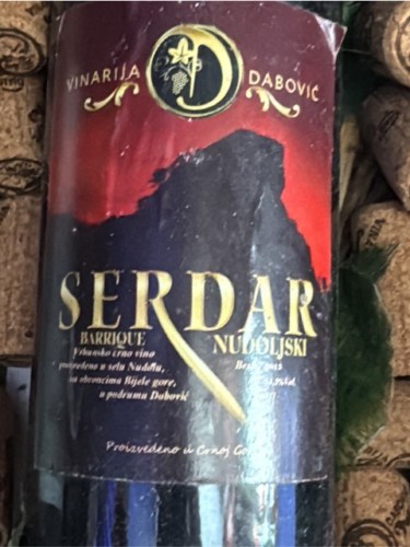 Vinarija Dabovic Serdar Nudolski Vranac | Vivino US