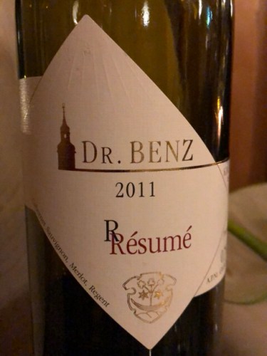 Dr.Benz Résumé | Vivino Australia
