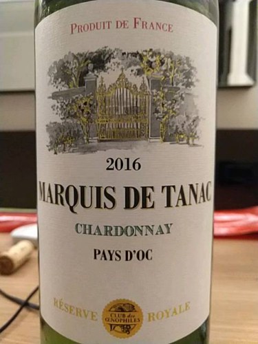 Marquis de Tanac Réserve Royale Chardonnay | Vivino Australia
