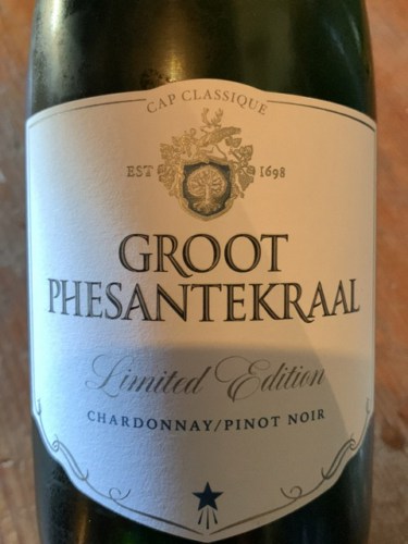 Groot Phesantekraal Cap Classique Limited Edition Chardonnay - Pinot ...
