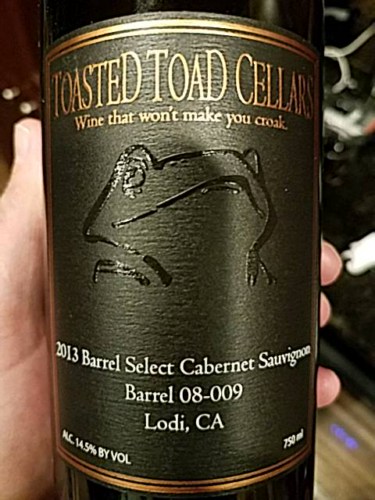 Toasted Toad Cellars Barrel Select Cabernet Sauvignon | Vivino US