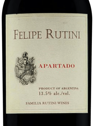 Rutini Felipe Rutini Apartado | Vivino US