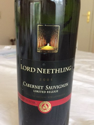 Neethlingshof Estate Lord Neethling Cabernet Sauvignon | Vivino Australia