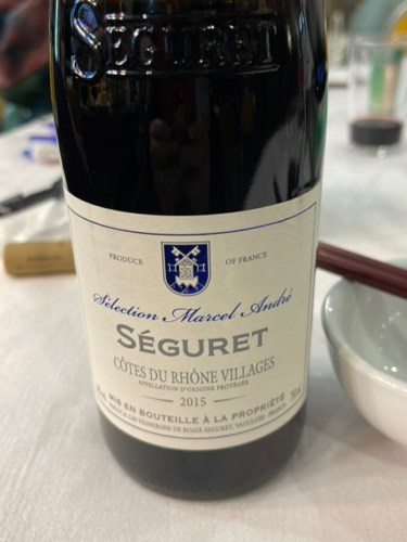 Roaix Seguret Sélection Marcel André Côtes-du-Rhône-Villages Seguret ...