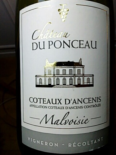 Du Ponceau Coteaux D'Ancenis Malvoisie | Vivino US