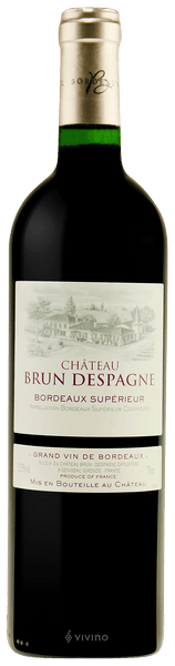 Château Brun-Despagne Bordeaux Supérieur | Vivino Brasil