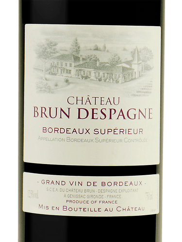 Château Brun-Despagne Bordeaux Supérieur | Vivino Brasil