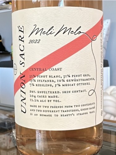 Union Sacré Meli Melo | Vivino US