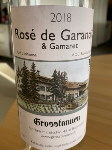 Grosstannen Rosé de Garanoir - Gamaret | Vivino 日本