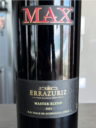 Errazuriz Max Master Blend | Vivino English
