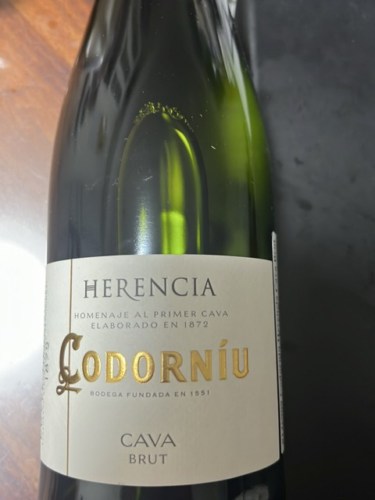 Codorníu Cava Herència Brut | Vivino English