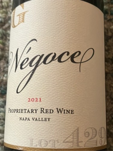 de Négoce OG Lot 429 Proprietary Red | Vivino US