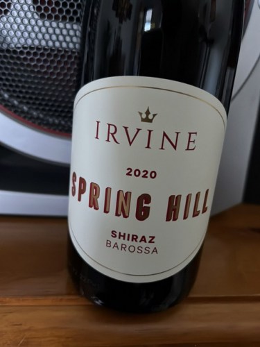 Irvine Spring Hill Shiraz | Vivino US