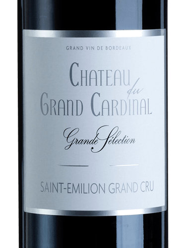 Chateau du Grand Cardinal Grande Sélection Saint-Émilion Grand Cru ...