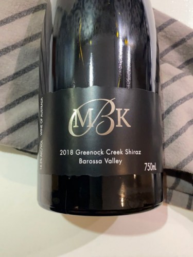 MBK Greenock Creek Shiraz | Vivino US