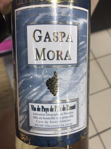 La Cave de Saint Antoine Gaspa Mora Blanc | Vivino