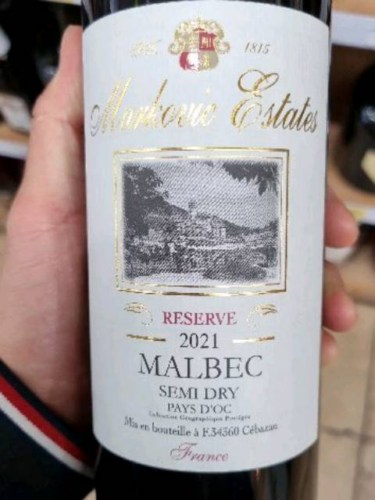 2021 Markovic Reserve Malbec Semi Dry | Vivino US