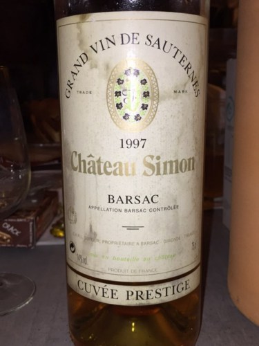 Château Simon Cuvée Prestige Barsac | Vivino US