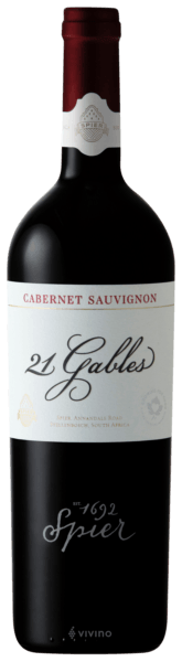 Spier 21 Gables Cabernet Sauvignon | Vivino English