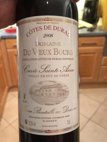 Domaine du Vieux Bourg Sainte Anne Côtes de Duras | Vivino US