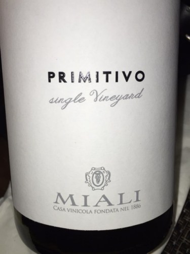 Miali Single Vineyard Primitivo | Vivino Australia