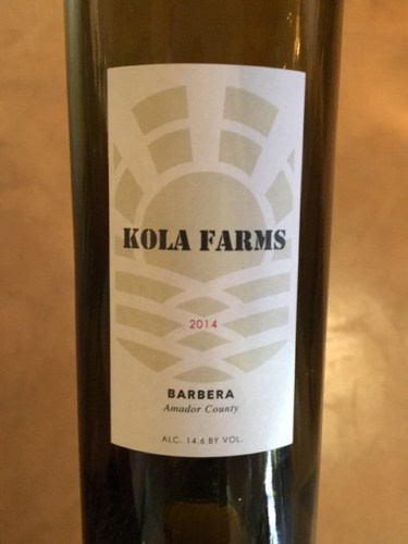 Kola Farms Barbera | Vivino Brasil