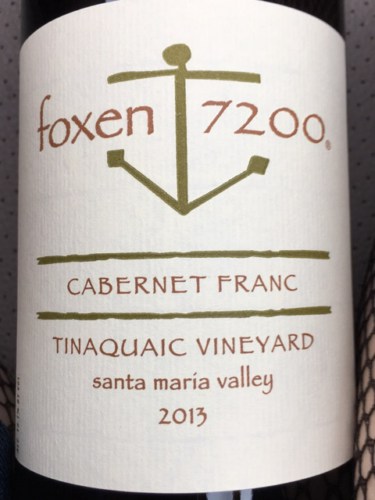 Foxen Foxen 7200 Tinaquaic Vineyard Cabernet Franc | Vivino English
