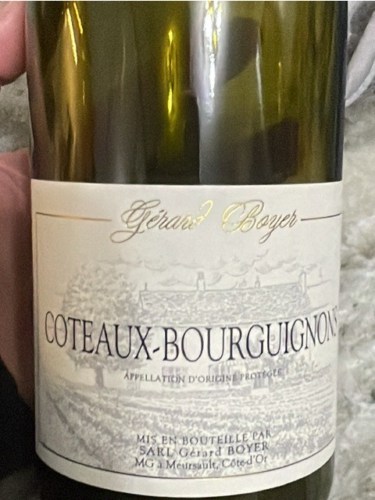 Gerard Boyer Coteaux Bourguignons Blanc | Vivino Australia