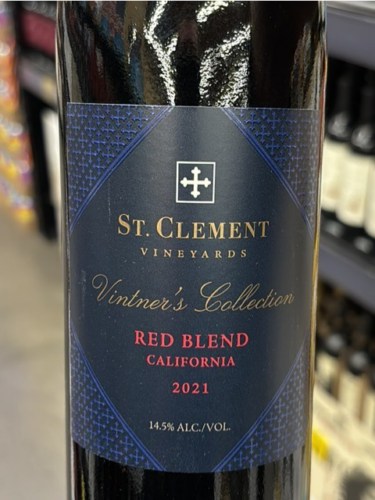 St. Clement Vintner's Collection Red Blend | Vivino US
