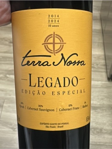 Terra Nossa Legado Edição Especial | Vivino US