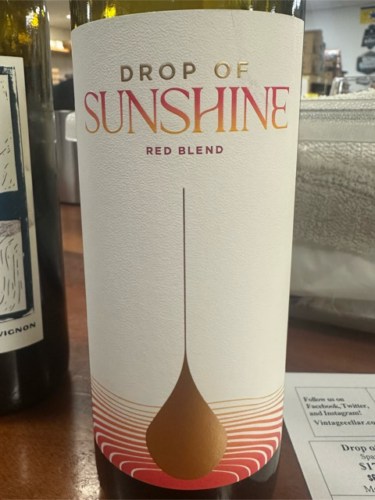 Drop of Sunshine Red Blend | Vivino English