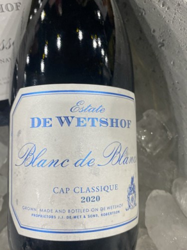 De Wetshof Blanc de Blancs Cap Classique | Vivino US