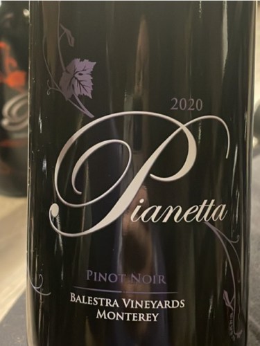 Pianetta Balestra Vineyards Pinot Noir | Vivino US