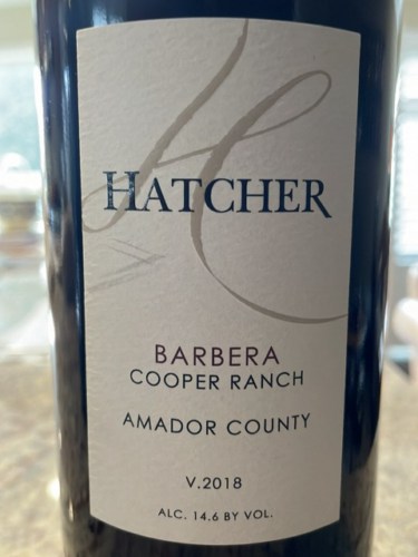 Hatcher Cooper Ranch Barbera | Vivino US