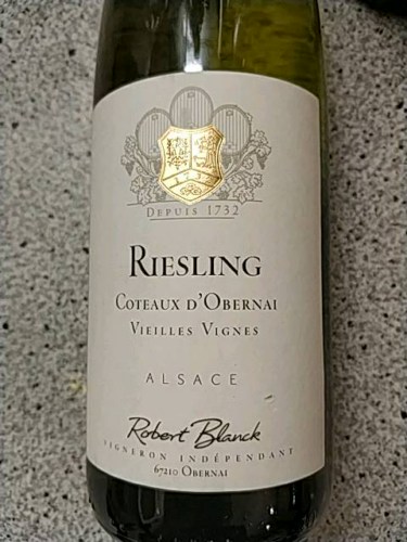 Robert Blanck Vieilles Vignes Coteaux d'Obernai Riesling | Vivino 日本
