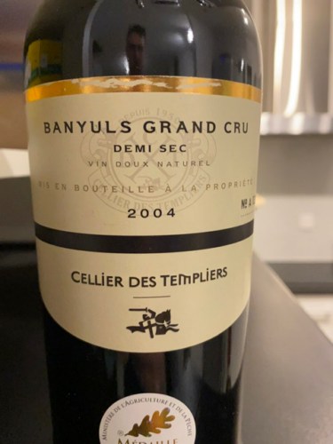 Terres des Templiers Banyuls Grand Cru Sec | Vivino France