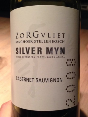 Zorgvliet Silver Myn Cabernet Sauvignon | Vivino