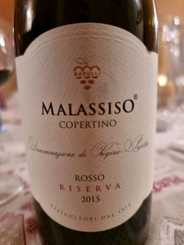 Marulli Malassiso Copertino Riserva Rosso | Vivino US