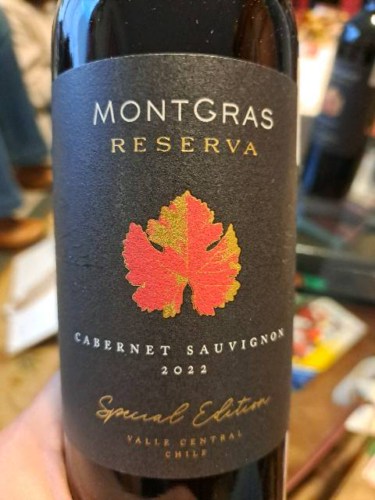 MontGras Reserva Cabernet Sauvignon Special Edition | Vivino Português ...