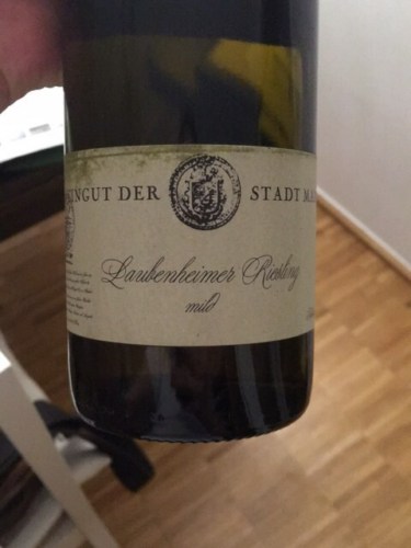 Weingut der Stadt Mainz Laubenheimer Riesling Mild | Vivino US