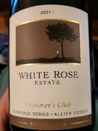 White Rose Estate Explorer's Club Cooperage Series Allier Forest Pinot ...