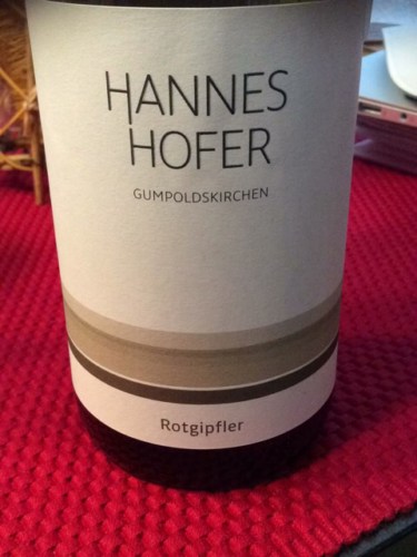 Hannes Hofer Rotgipfler Tradition | Vivino US