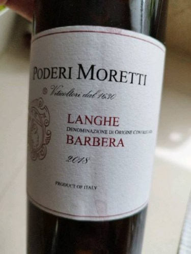 Poderi Moretti Barbera | Vivino US