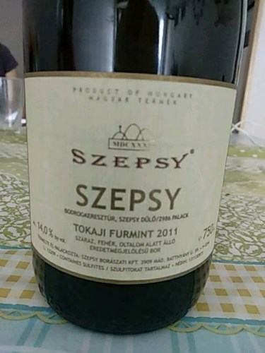 Szepsy Szepsy Dűlő Tokaji Furmint | Vivino US